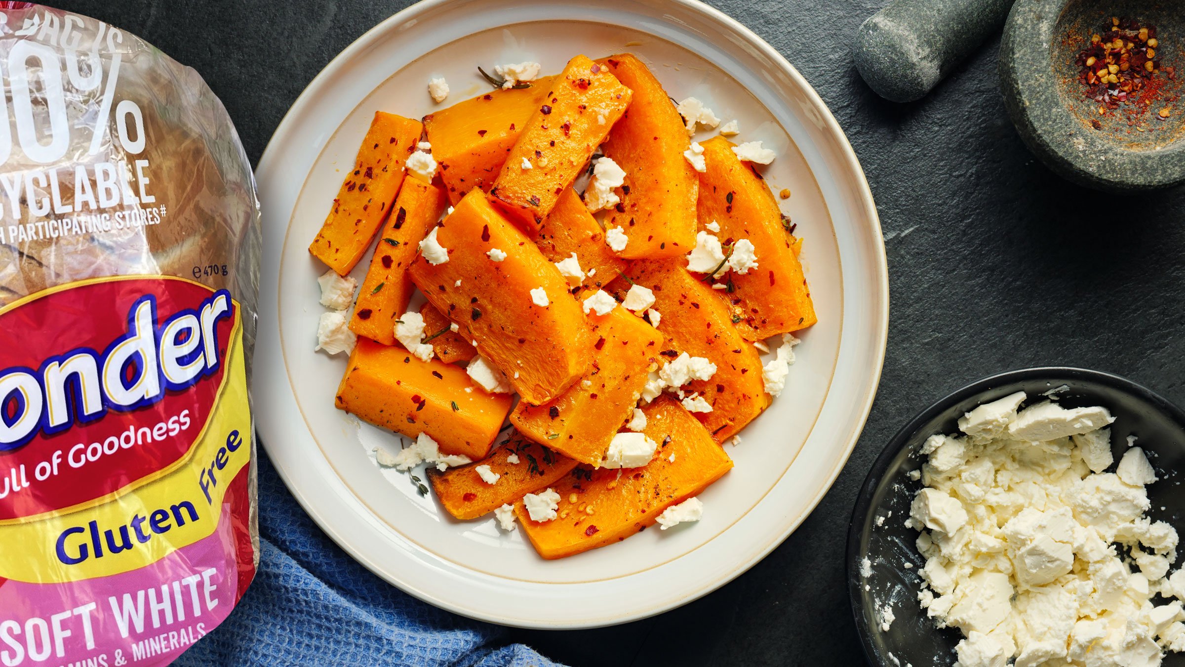 Smashed Pumpkin and Feta Recipe | Wonder